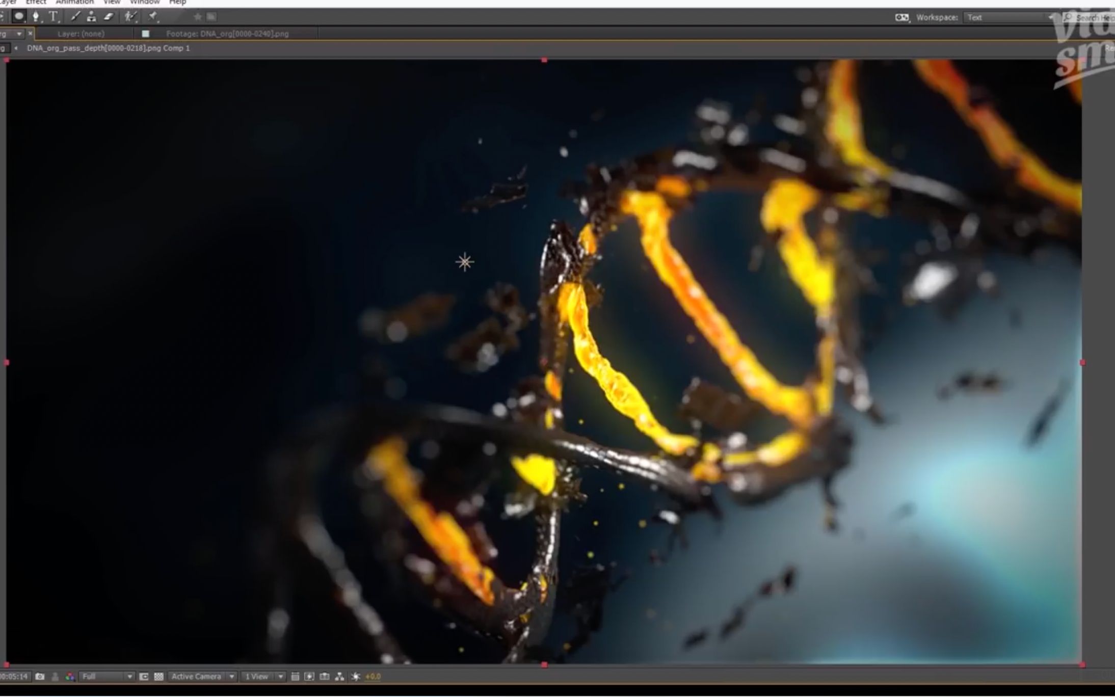 Cinema 4D DNA模型动画_哔哩哔哩_bilibili
