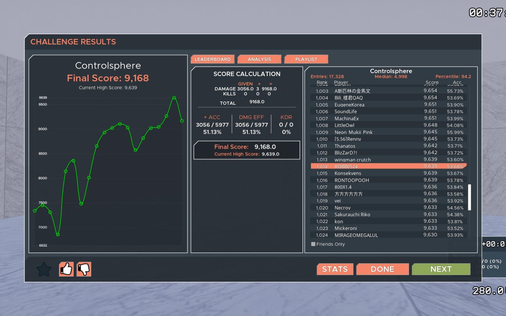 【Kovaak】Controlsphere - 9660_网络游戏热门视频