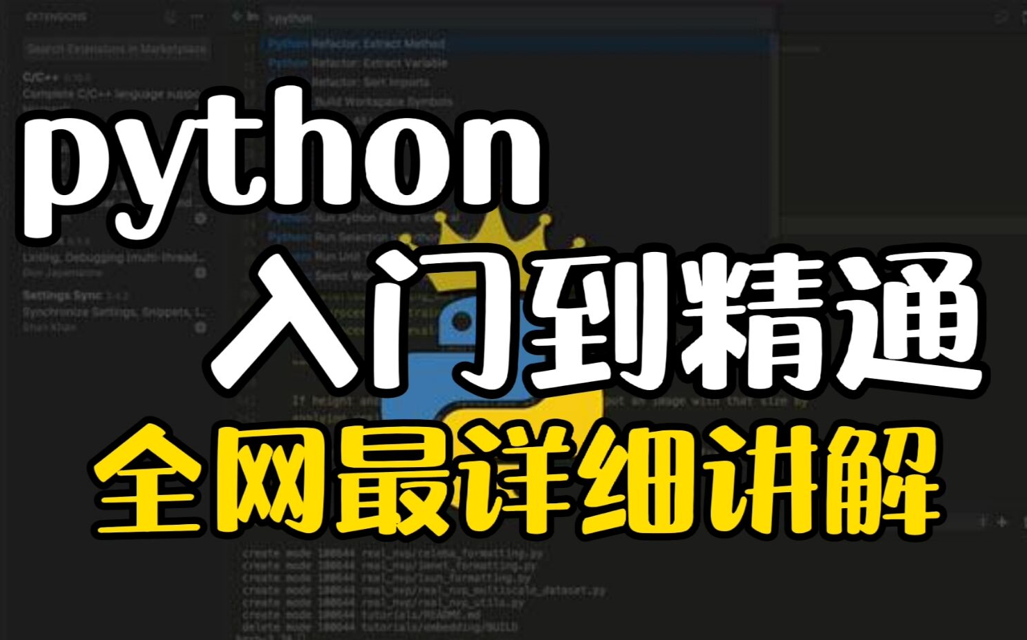 Python入门到精通（380集完整版）21天从入门踏入实战项目_哔哩哔哩_bilibili