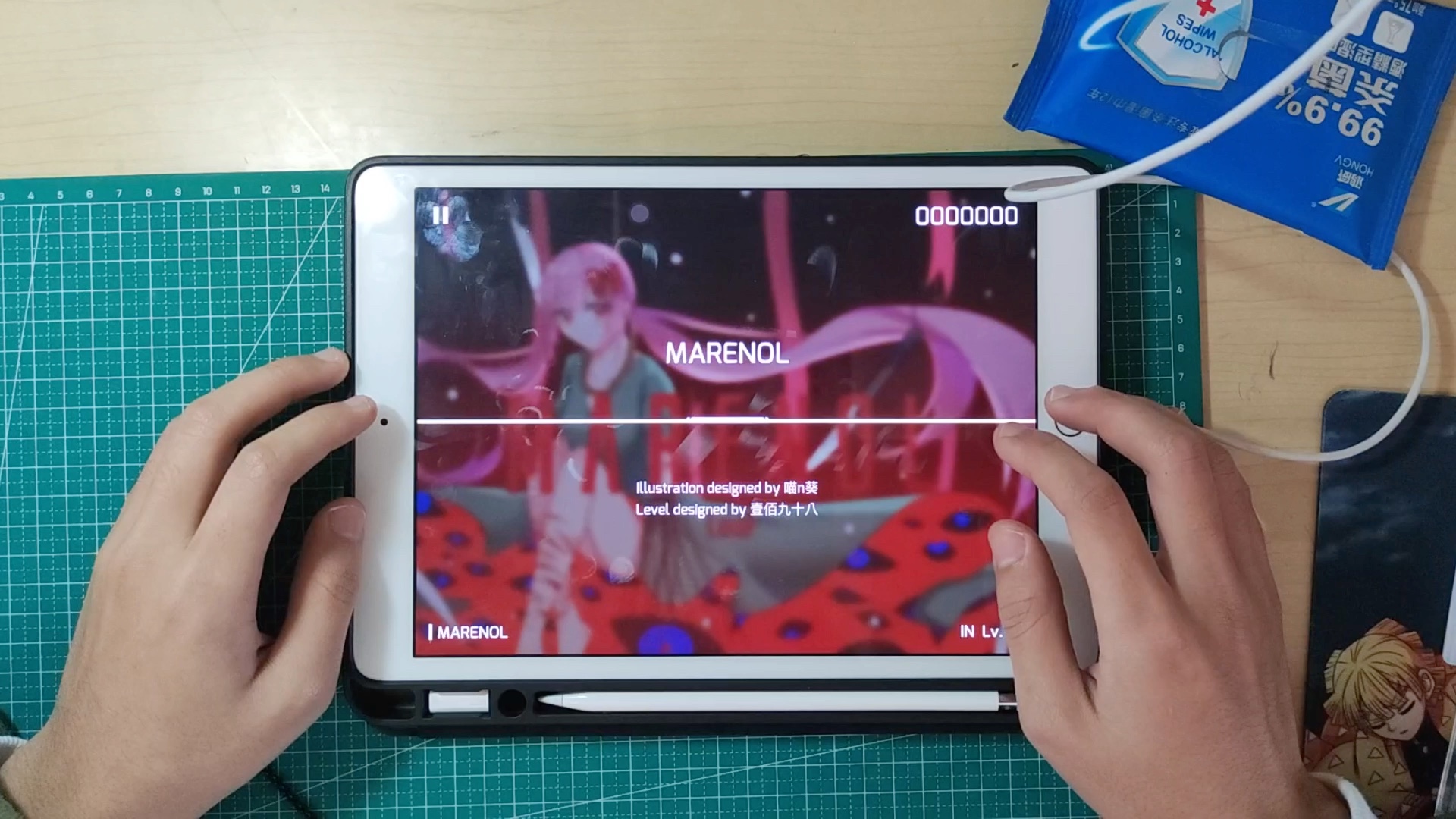 [Phigros] Leaf - MARENOL(Full Combo) IN.14 手元_哔哩哔哩_bilibili