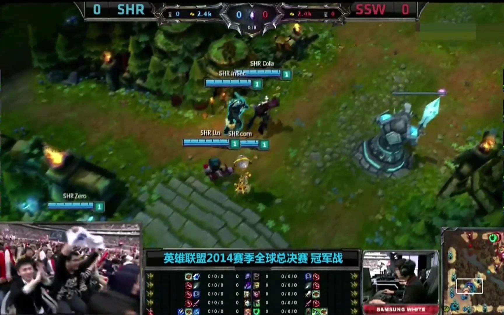 s4全球总决赛ssw ryl 对线被爆的鼠王~_哔哩哔哩bilibili_英雄联盟