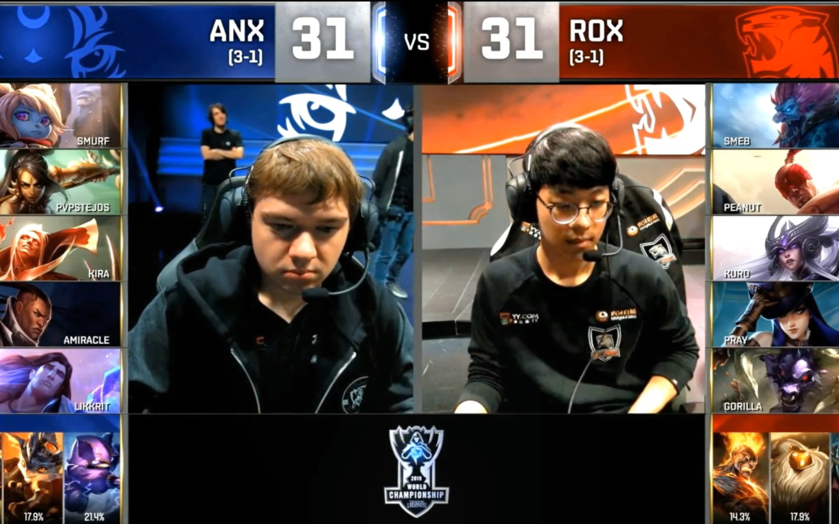 【外卡高光】S6小组赛ANX vs ROX，俄罗斯大兄弟奇招频出，出线战鏖战70分钟击败ROX挺进八强！_电子竞技热门视频