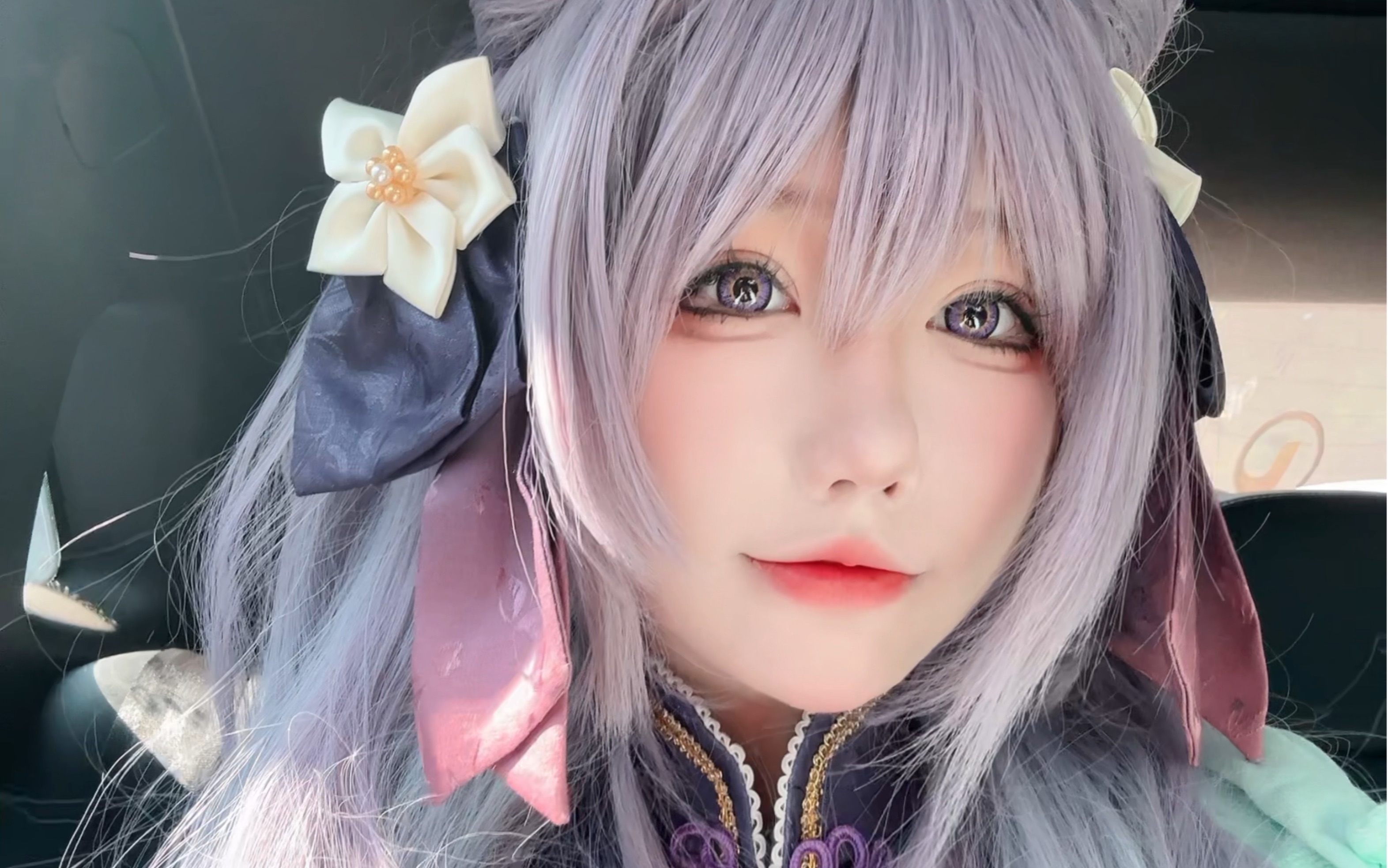 【刻晴cos】进来看刻晴猫猫晒太阳~-猫君君MaoJun-猫君君MaoJun-哔哩哔哩视频