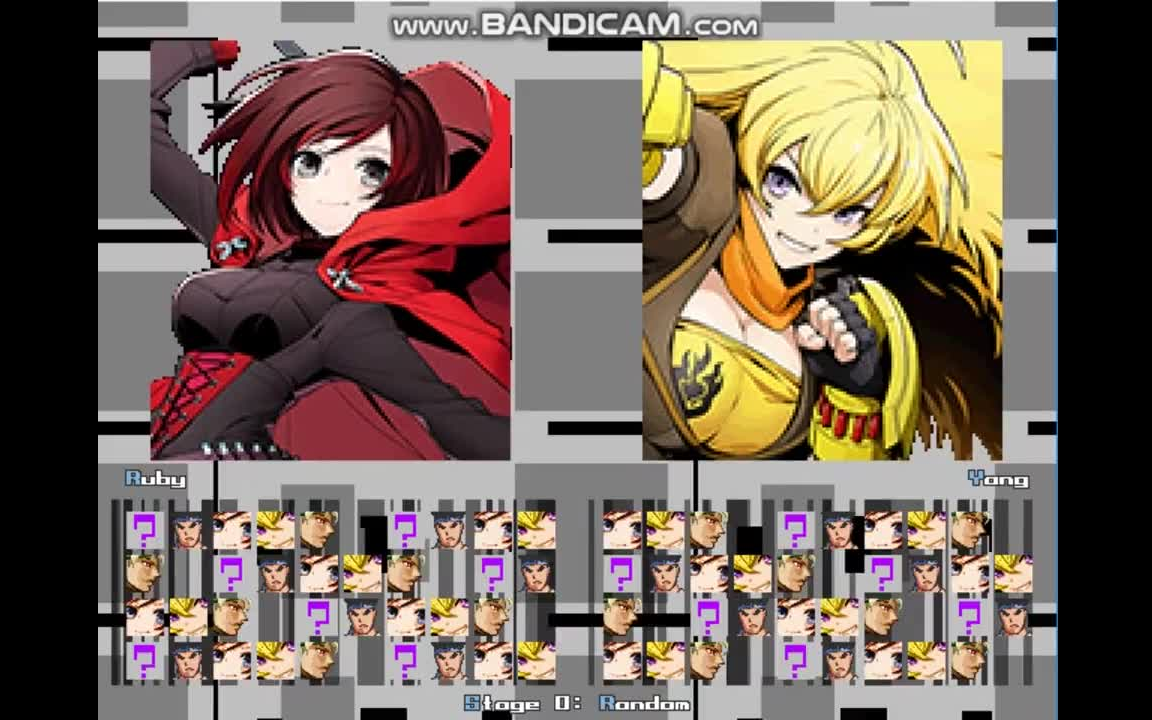 【Mugen】Ruby Rose vs Yang Xiao Long 真人手搓对局_哔哩哔哩_bilibili