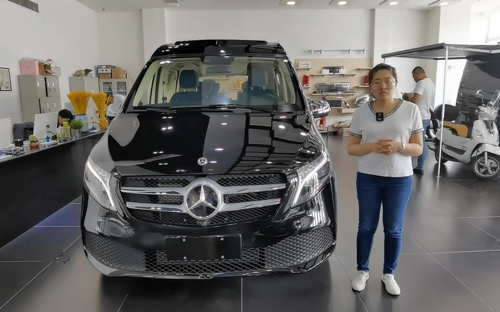 21款奔驰V260L高顶加长版法兰丝黛商务车，上喆汽车值得买吗_哔哩哔哩_bilibili