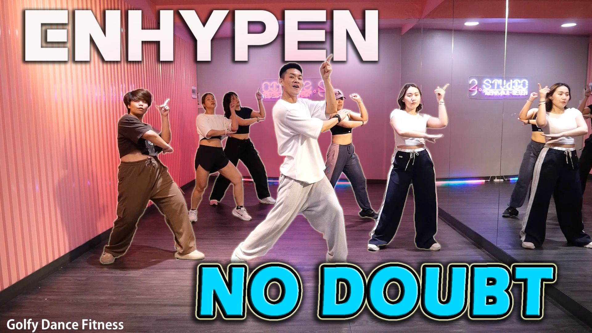 [KPOP] ENHYPEN - No Doubt | GolfyDance | Dance Fitness / Dance Workout-琳祺-SPORTS--Golfy-哔哩哔哩视频