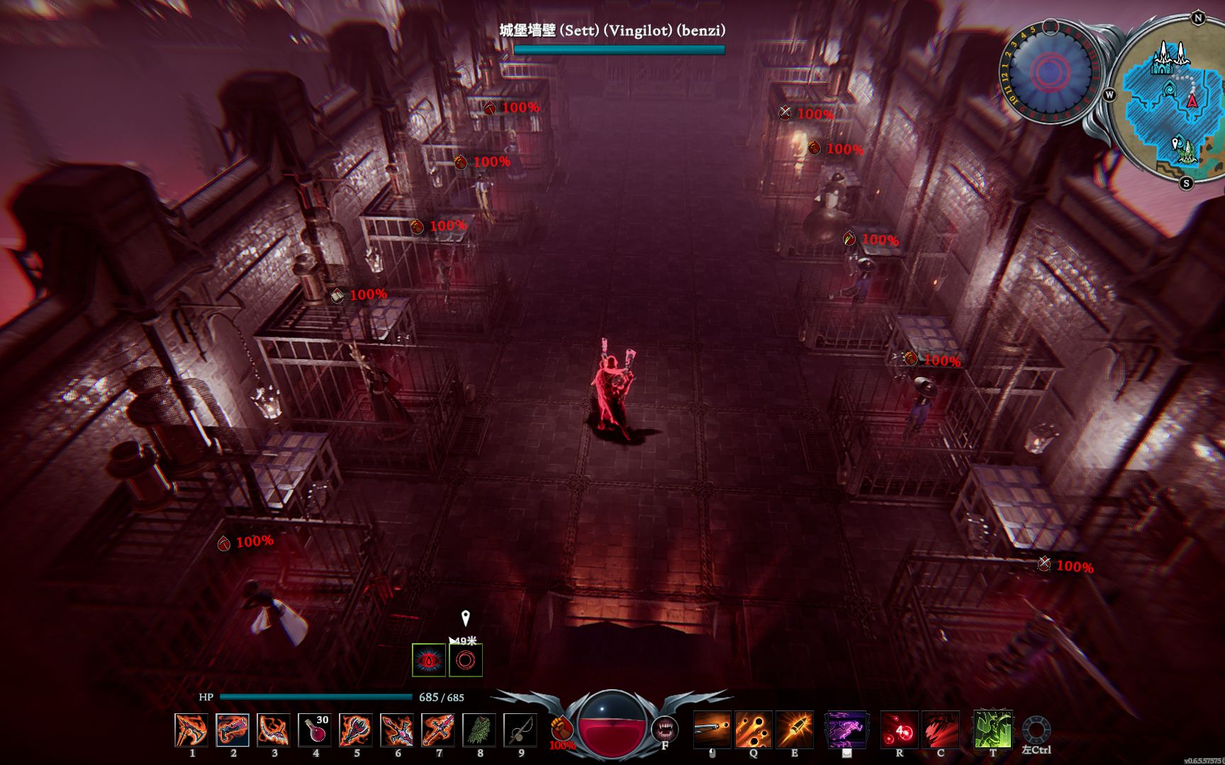 VRising夜族崛起100%血质与多层城堡设计-宫口老师-宫口老师-哔哩哔哩视频