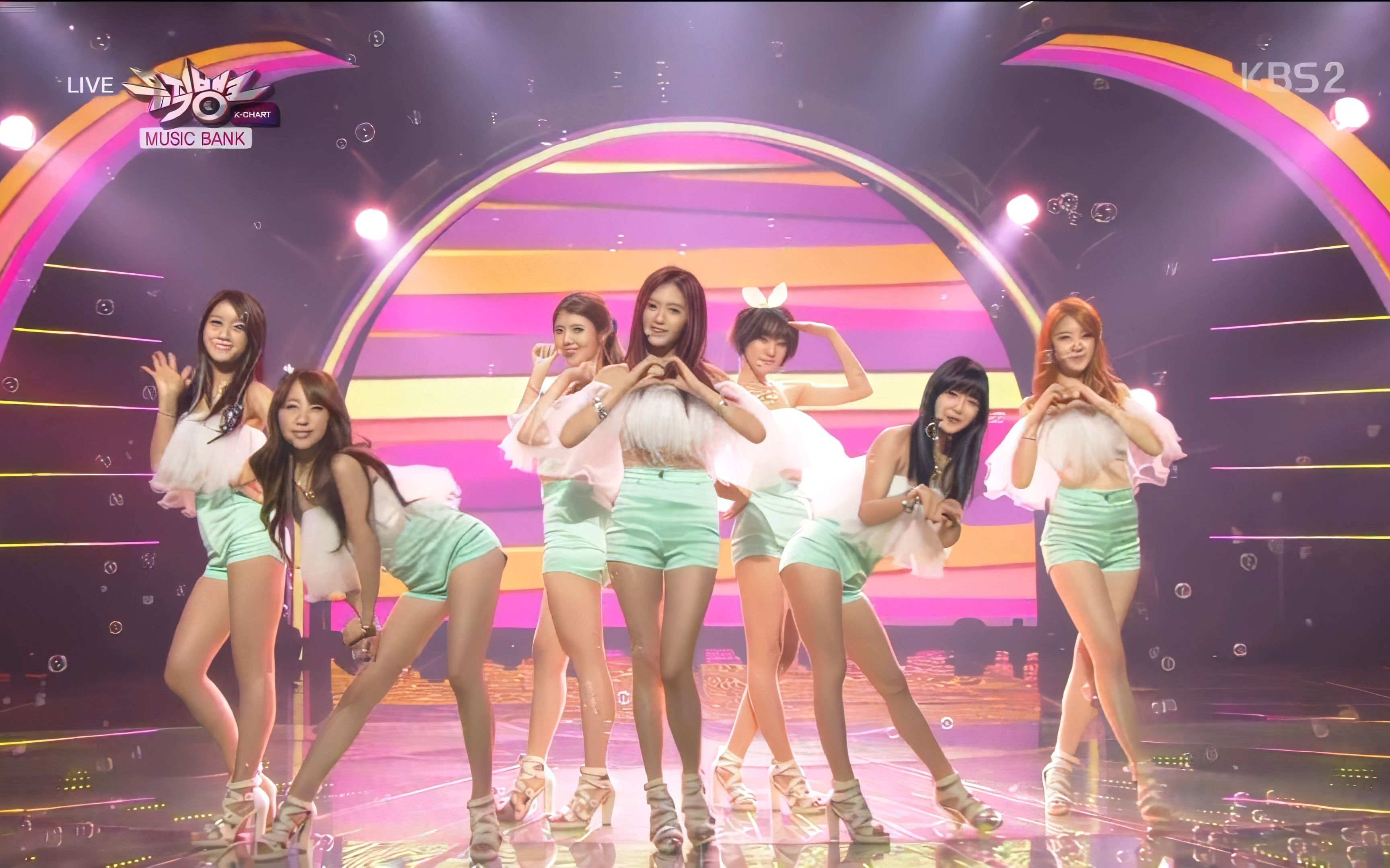 【4k修复】rainbow Tell Me Tell Me Music Bank 20130308 Dc韩 Dc韩 哔哩哔哩视频