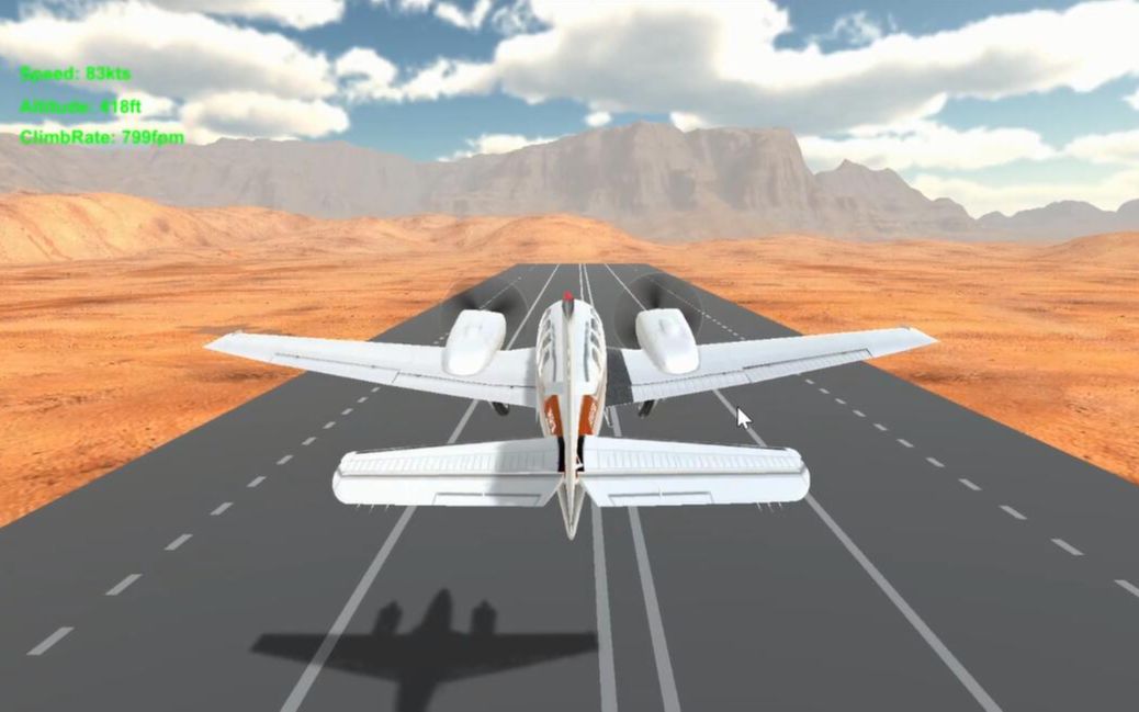 Unity拟真空气动力学 附源码链接 UnityFS Simulation Engine-Unity_Connected-飞机模拟-哔哩哔哩视频