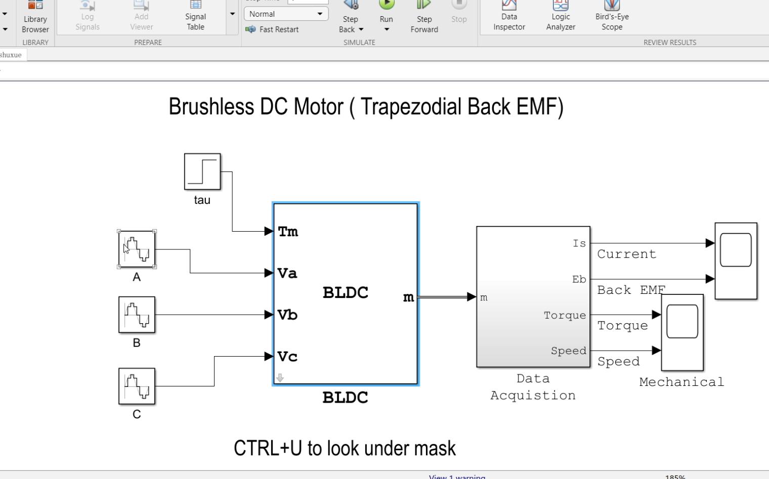 【MATLAB】一种BLDC本体建模的讲解_哔哩哔哩_bilibili