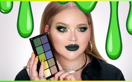 【NikkieTutorials】绿色妆容挑战_哔哩哔哩_bilibili