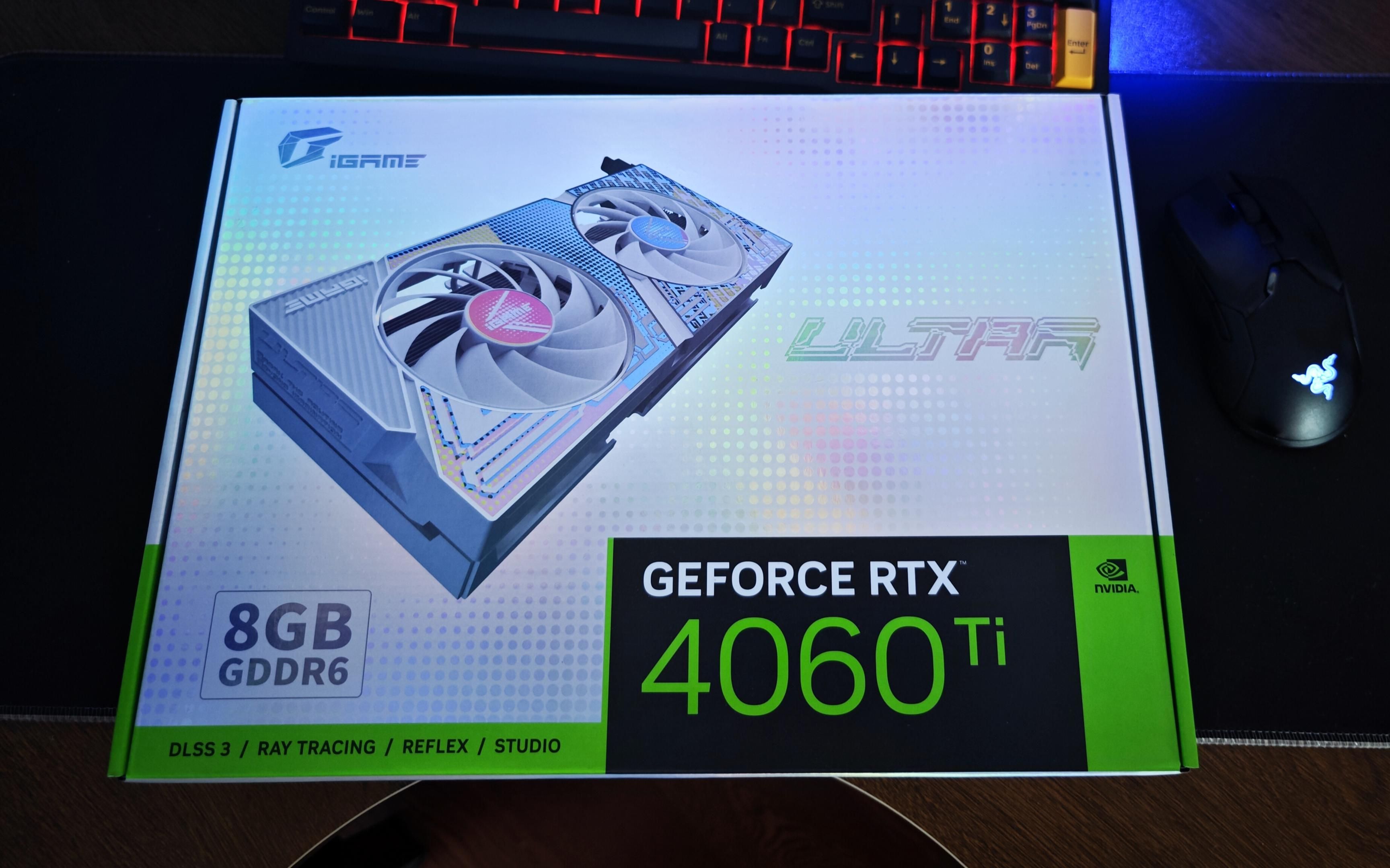 4060ti 瑷珈开箱||虽然答辩，但这我唯一能买的起的 40 系白卡了