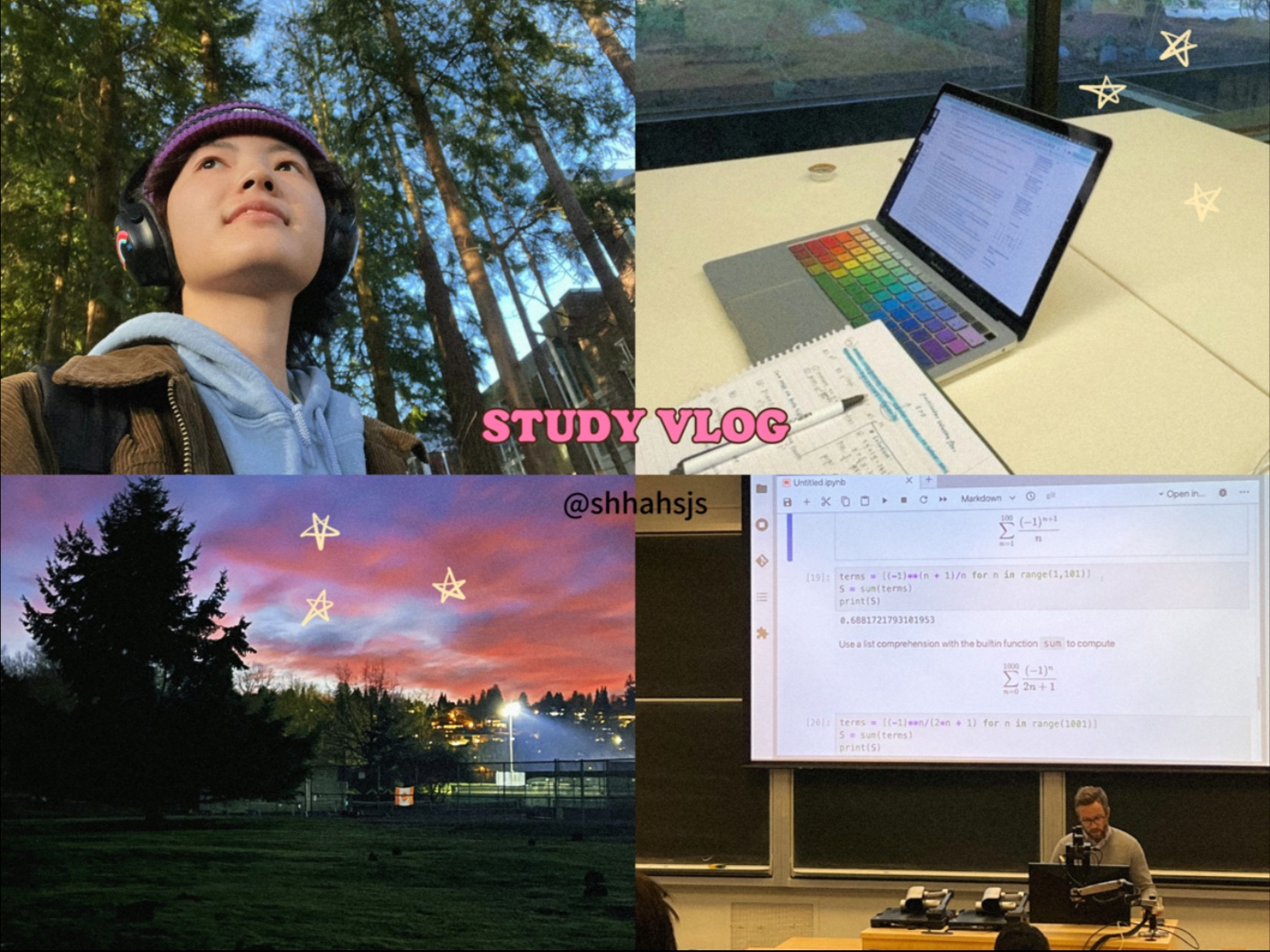 留学vlog *在喜欢的状态里生活^ ^-shhahsjs-shhahsjs-哔哩哔哩视频