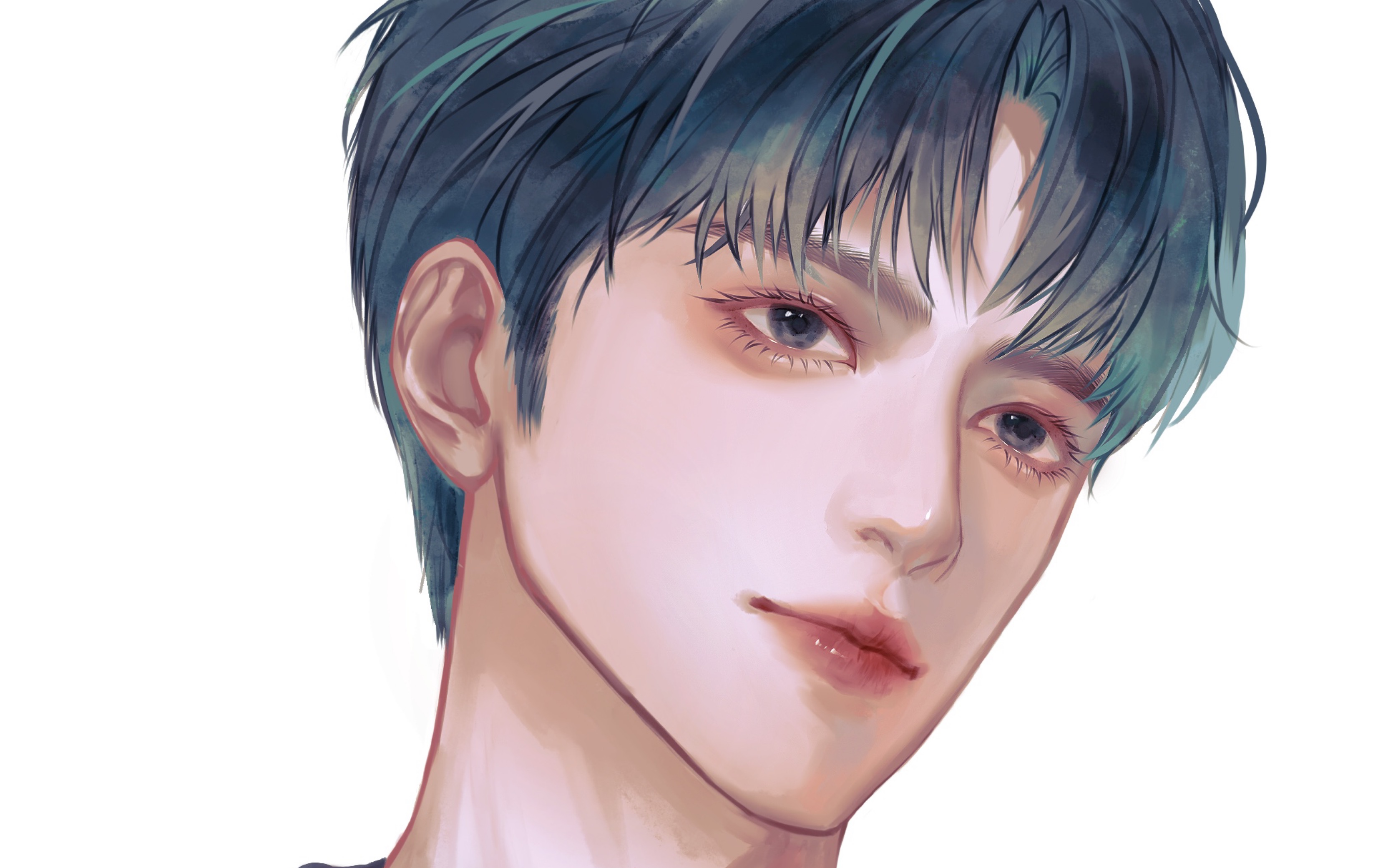 【procreate绘画过程】女人你在玩火_哔哩哔哩_bilibili