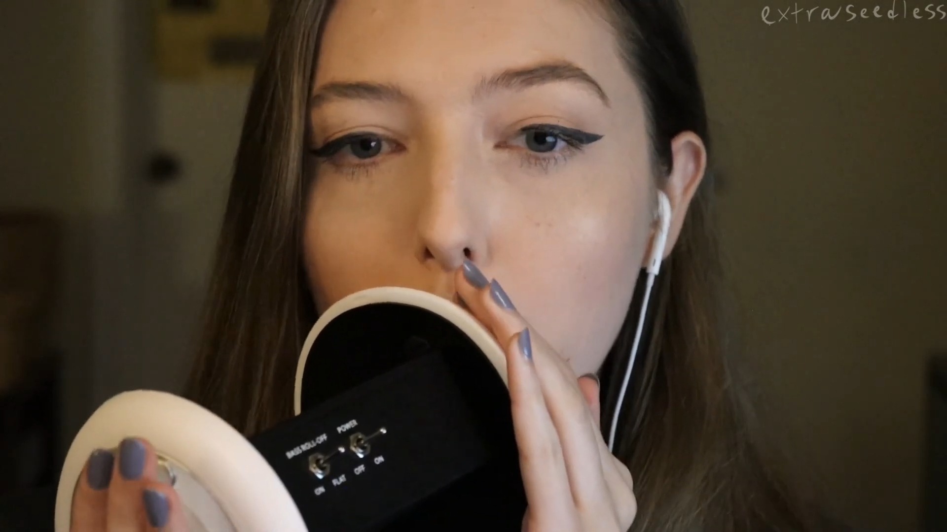 [助眠ASMR] extraseedless Ear Licking with Panning 无人声甜儿-云也想衣裳-ASMR-哔哩哔哩视频