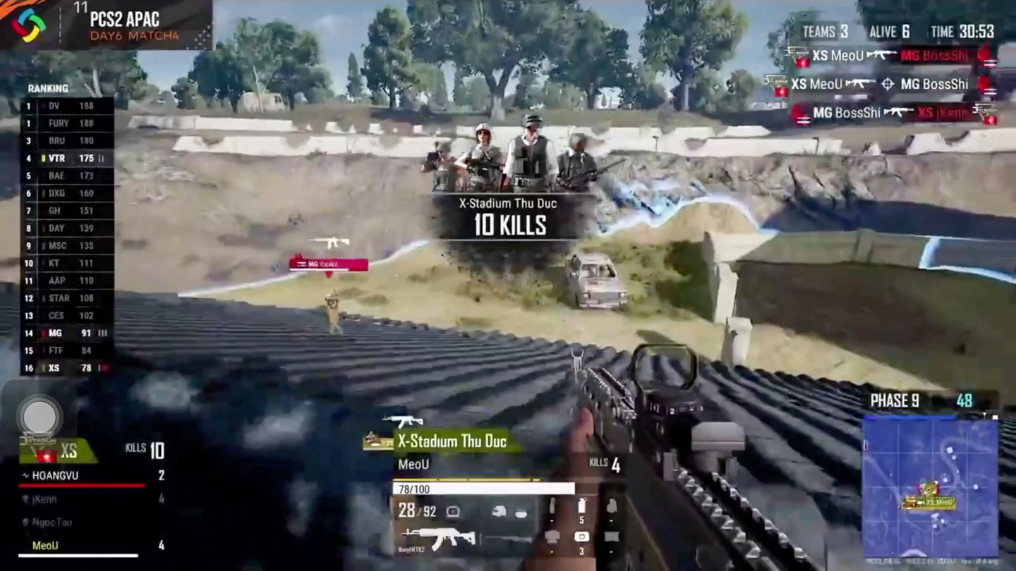 PUBG PCS2 亚太最后一局比赛决赛圈_哔哩哔哩_bilibili