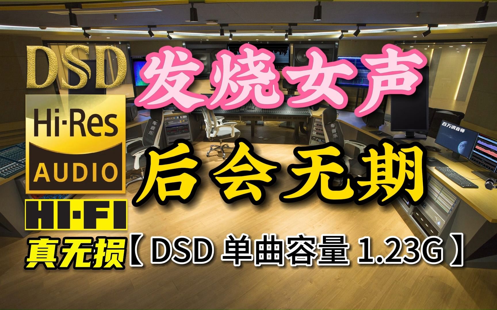 既清纯又性感！发烧女声《后会无期》DSD完整版，单曲容量1.23G【真正DSD无损HIFI音乐，百万调音师独家制作】-车音乐_百万调音师-车音乐_百万调音师-哔哩哔哩视频