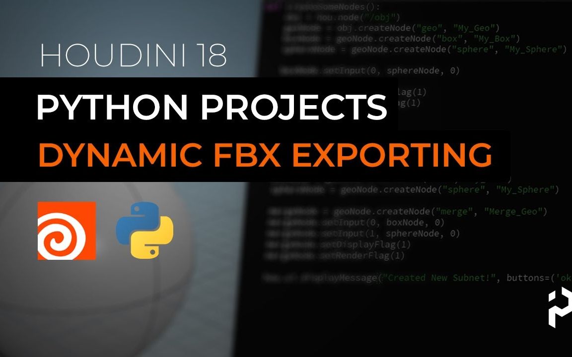 【Houdini】在python中的应用 | IndiePixel3D_哔哩哔哩_bilibili
