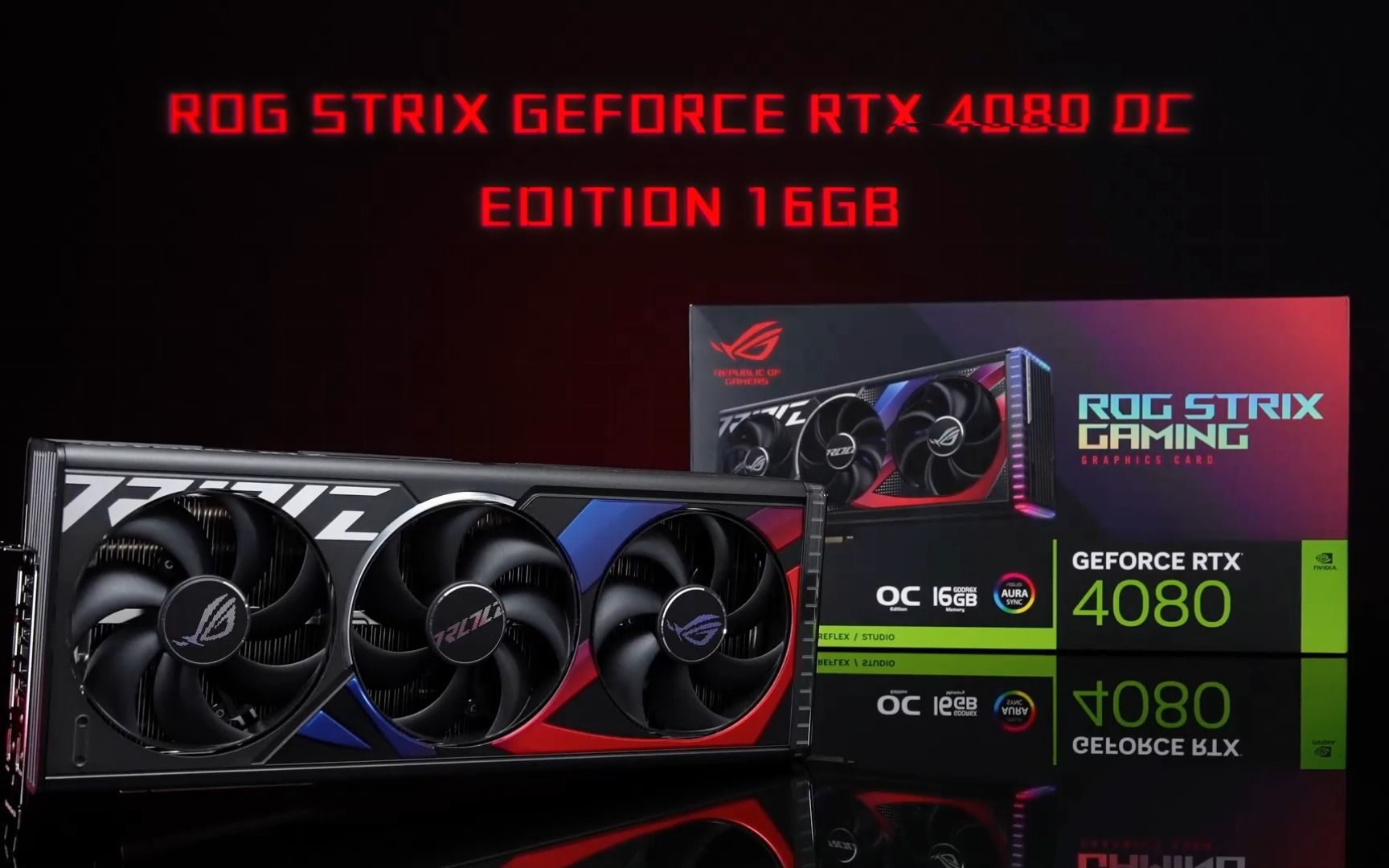 ROG STRIX GEFORCE RTX4080 OC！来个惊雷炸翻全场！冲击更高频率！-ASUS华硕官方UP-ASUS华硕官方UP-哔哩哔哩视频