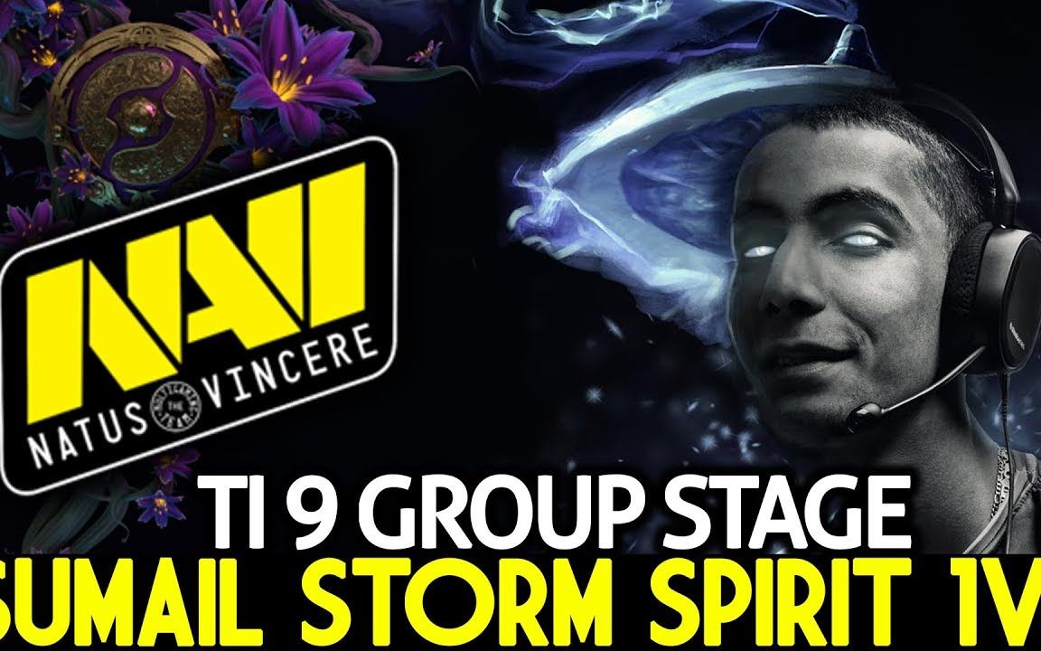 【DOTA2·TI9】SumaiL 那场1v5的27杀招牌蓝猫！EG vs NAVI By Dota2 HighSchool_哔哩哔哩_bilibili