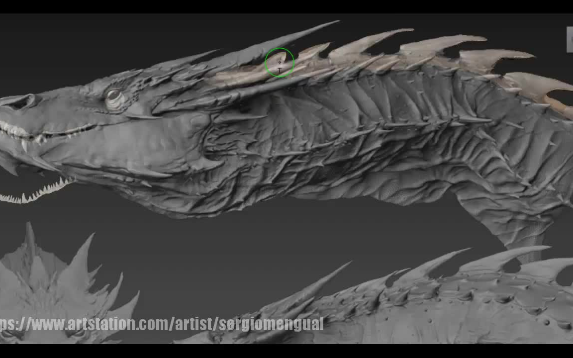 Mudbox 2018.2 指环王 龙雕刻教程_哔哩哔哩_bilibili