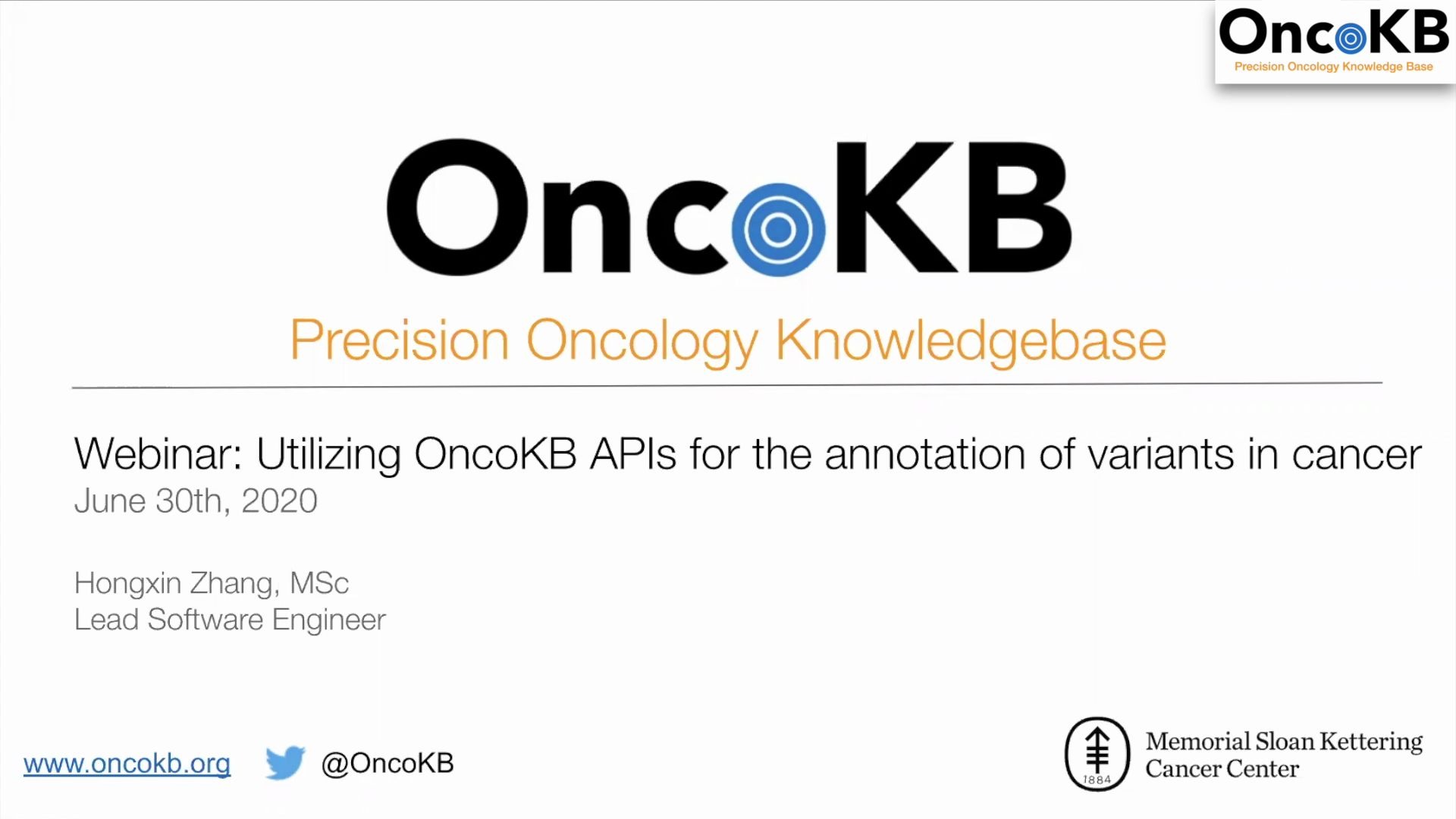 Introduction to OncoKB Web API_哔哩哔哩_bilibili
