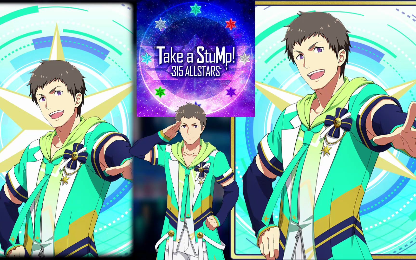 偶像大师SideM成长之星一周年曲「Take a StuMp!」01+02缝合版 信玄诚司SOLO_偶像大师