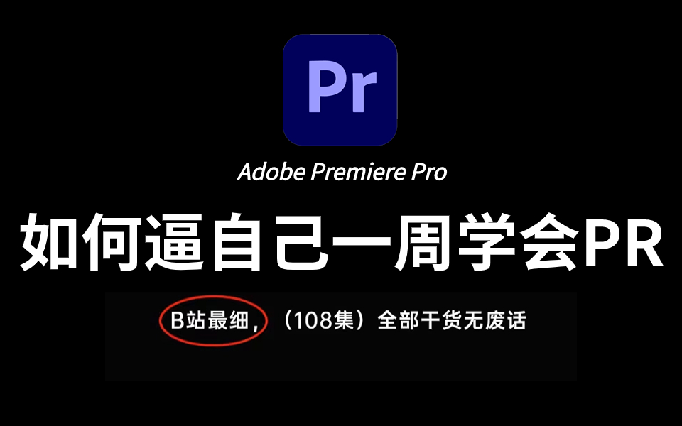 【暑假自学】600个PR视频剪辑练习题，每日一练，从基础到高级进阶彻底掌握所有剪辑技术（|PR转场|视频卡点|AE特效|PR教程）-预言家请开眼-pr-哔哩哔哩视频