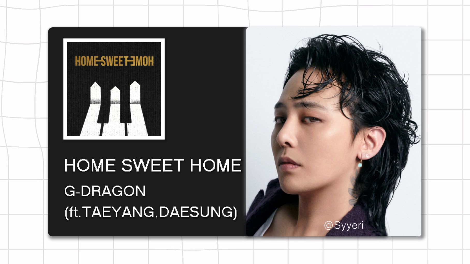 【8D环绕】HOME SWEET HOME (feat.太阳 & 大声) - 权志龙 G-DRAGON 请佩戴耳机使用~-林玉断-音乐-哔哩哔哩视频