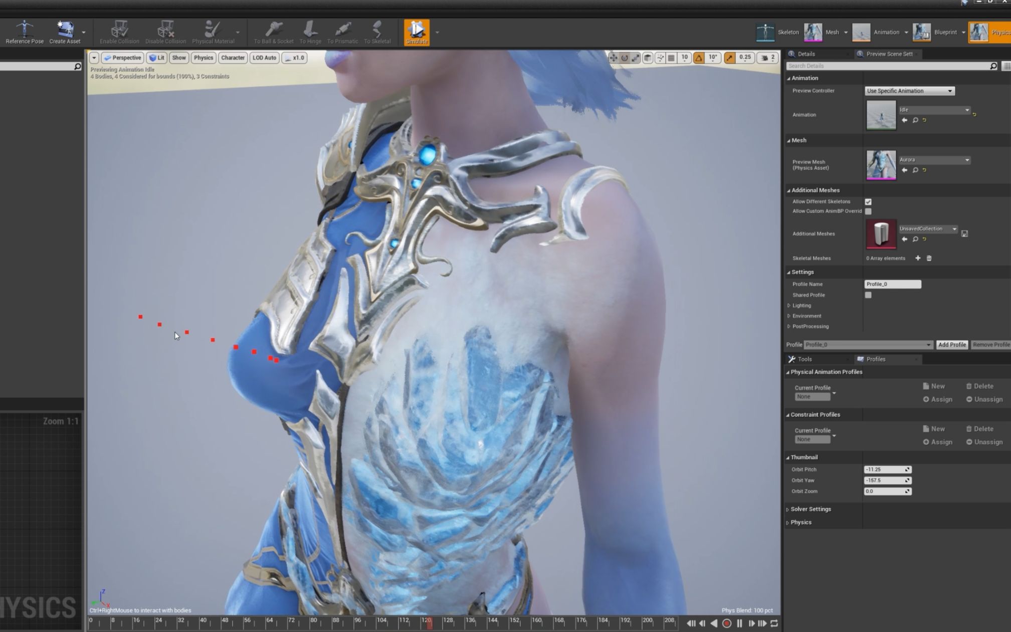 【UE4】10分钟学会角色乳摇/臀摇，拾取物品IK和脚部IK动画_哔哩哔哩 (゜-゜)つロ 干杯~-bilibili