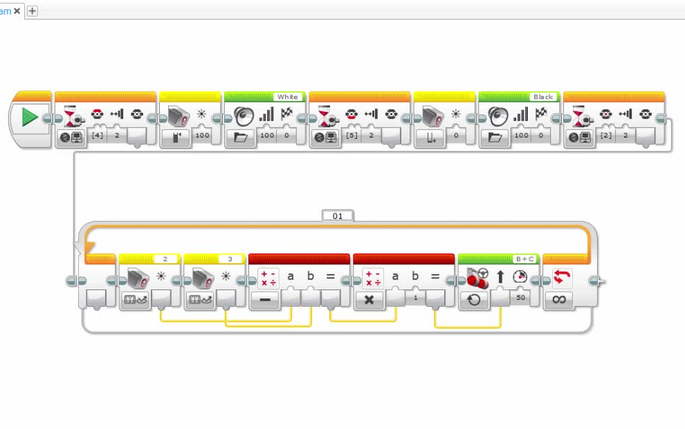 109 乐高EV3巡线校准小技巧 ——李航 出品_哔哩哔哩_bilibili