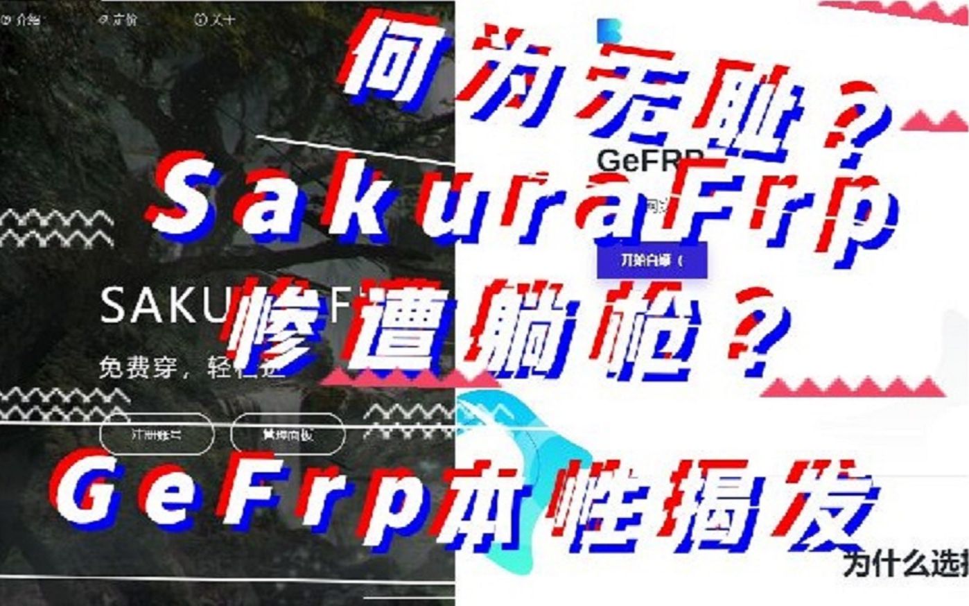 将黑手伸到樱花反代GeFrp的真实嘴脸_单机游戏热门视频