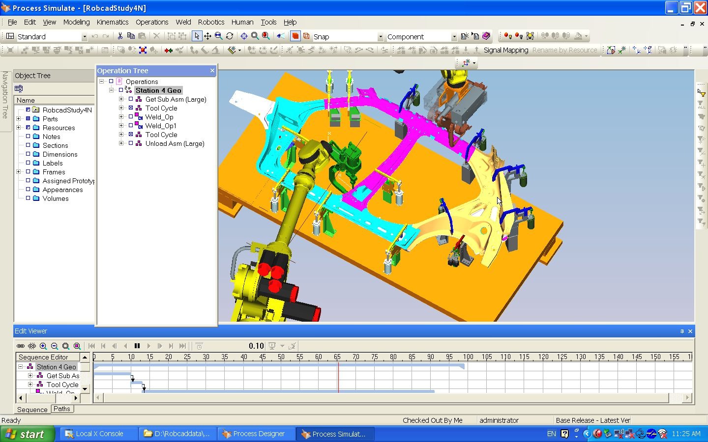西门子工业软件 Tecnomatix Process Simulate(PDPS)工艺仿真 智能生产线案例展示