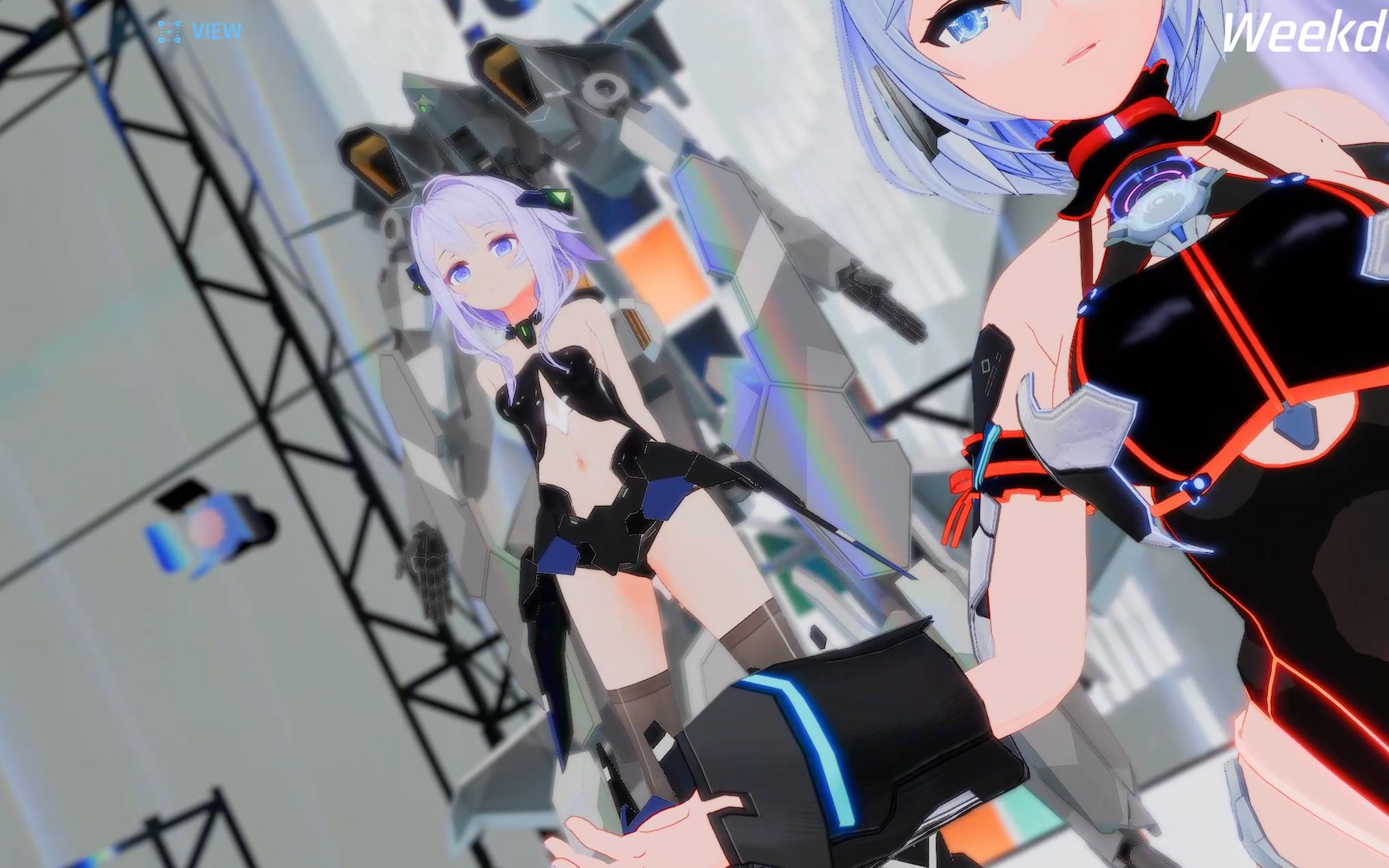 [驱动妖精 AidealRays] 3D 美少女机娘 动作ACT v0.5版 官方中文 猫猫头你真的是太可恶了！！