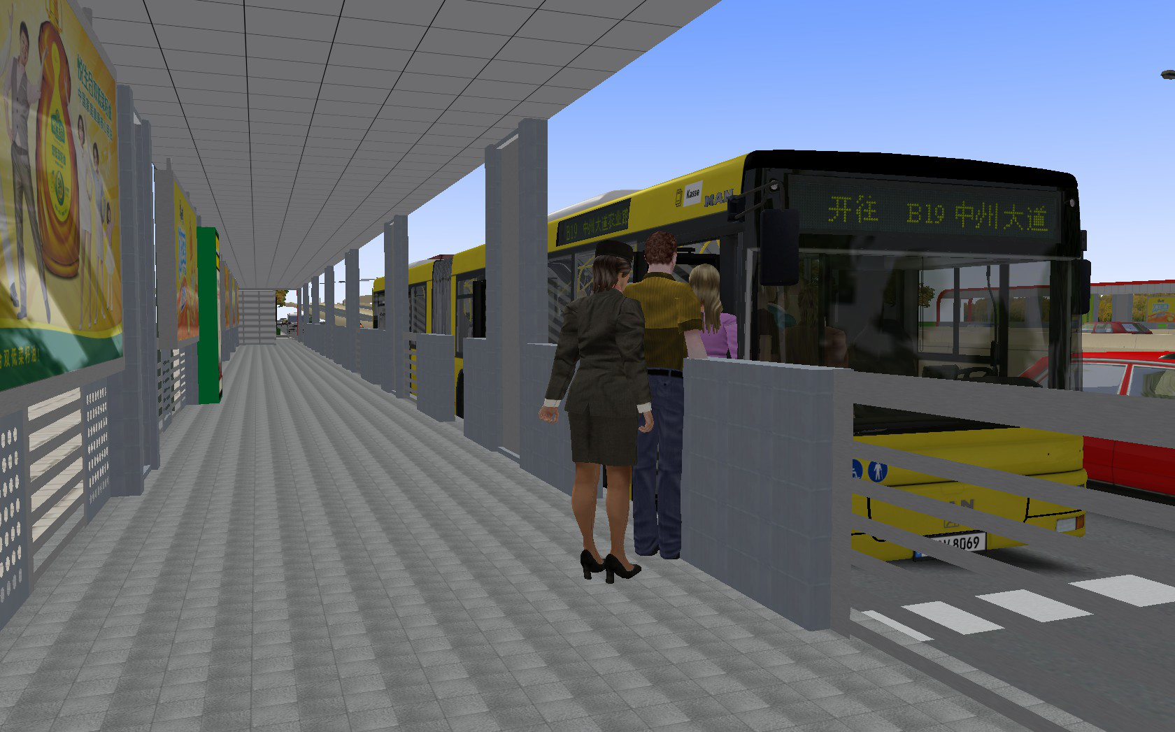 【xzh解说】OMSI2 郑州巴士迷大福利！BRT b19真实地图_哔哩哔哩_bilibili