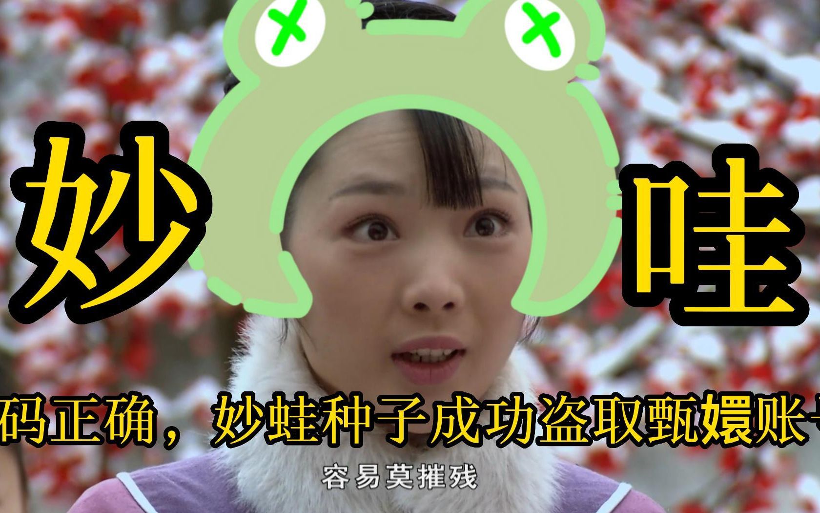 【甄嬛传but夺笋中译中】20妙蛙种子妙进了米奇妙妙屋，妙到家了！ 满头珠翠摇空镜 满头珠翠摇空镜 哔哩哔哩视频