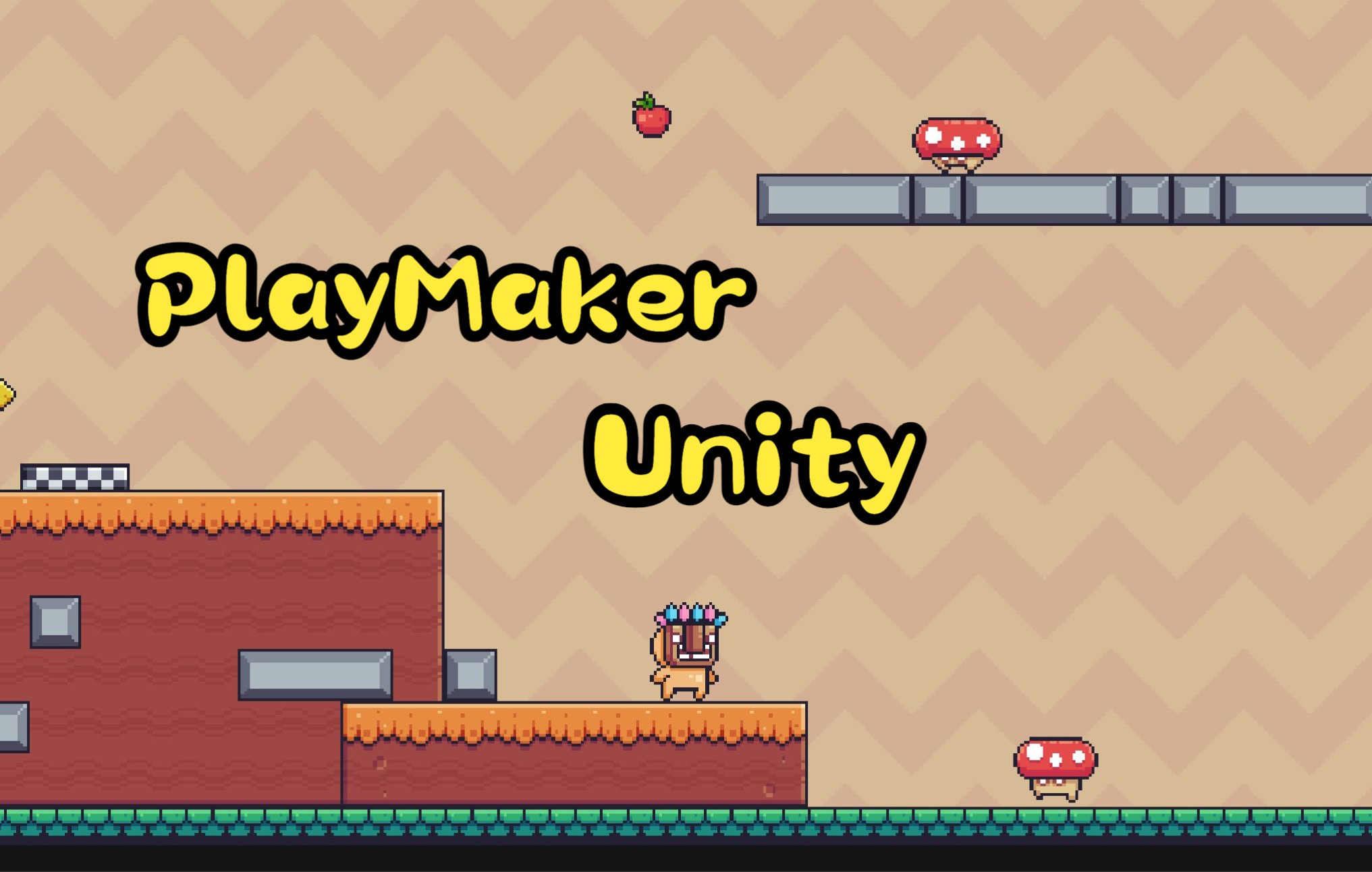 Unity 2D 平台跳跃类游戏开发 | 可视化编程 PlayMaker_哔哩哔哩_bilibili