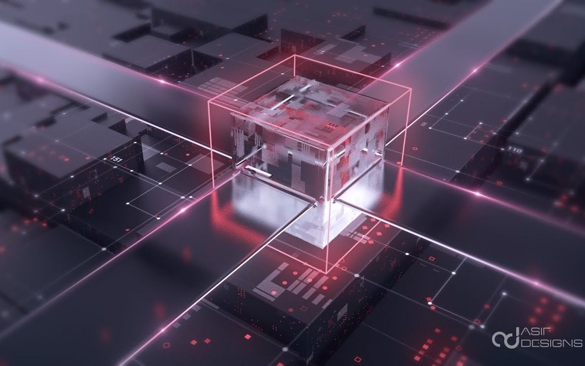 刚出炉的C4D + Redshift 打造酷炫的芯片世界科幻效果教程（中文字幕）part-2_哔哩哔哩_bilibili