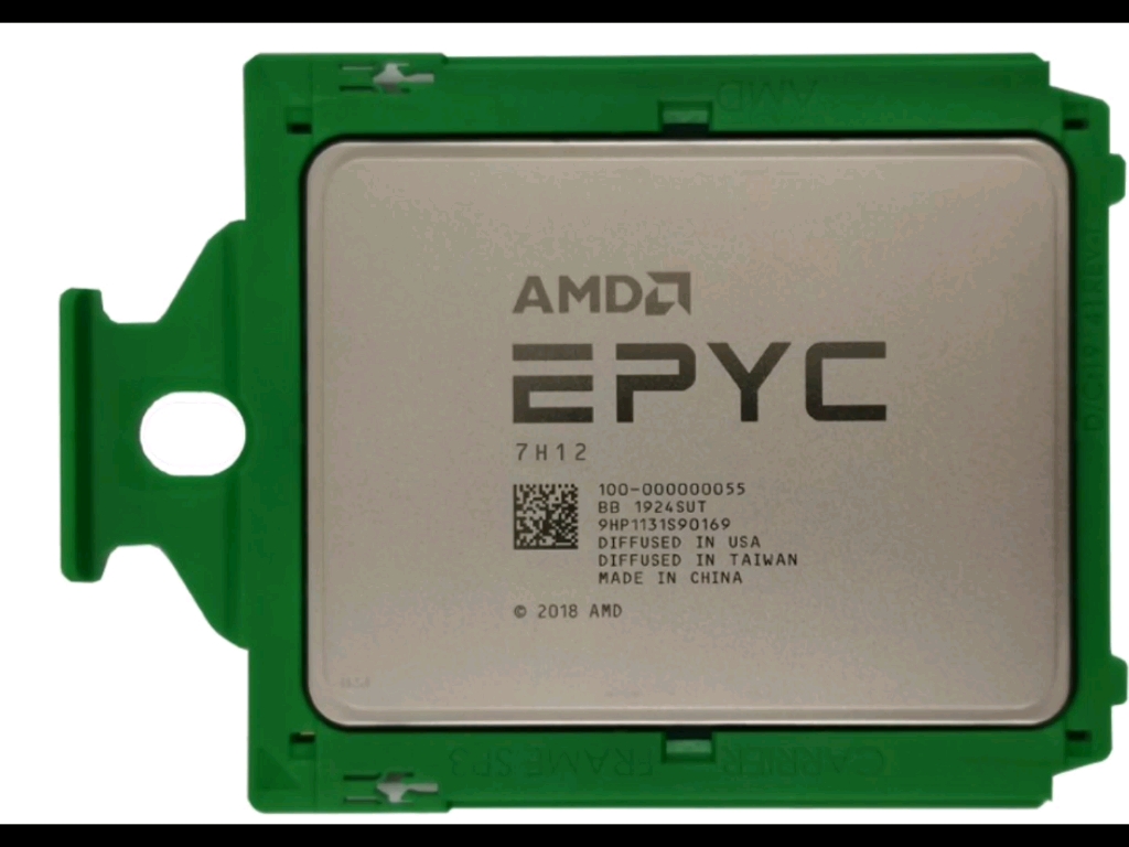AMD EPYC罗马顶级7H12 128核心256线程国内首发测评： 2.6G-3.3G 满载3.025G， 鲁大师151万分， , r23 91759分_哔哩哔哩_bilibili
