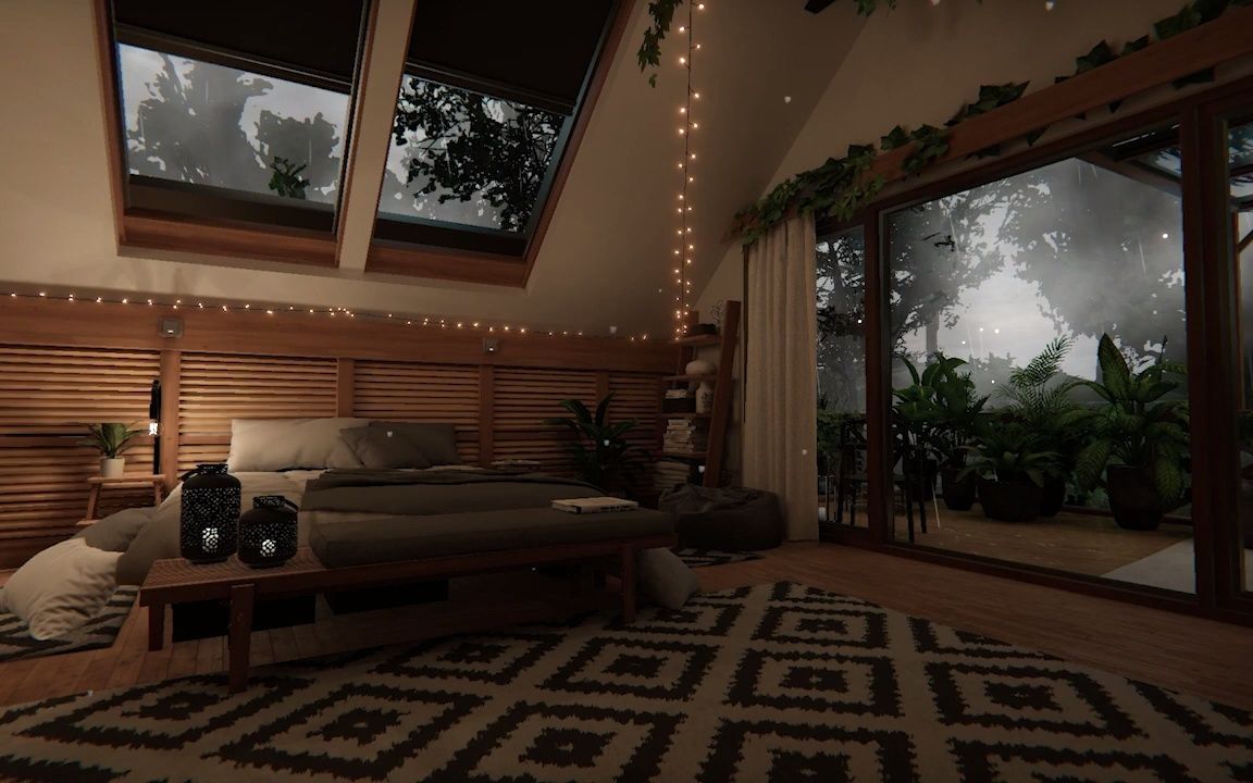 [VRchat Worlds BGM] Cozy Cottage_网络游戏热门视频