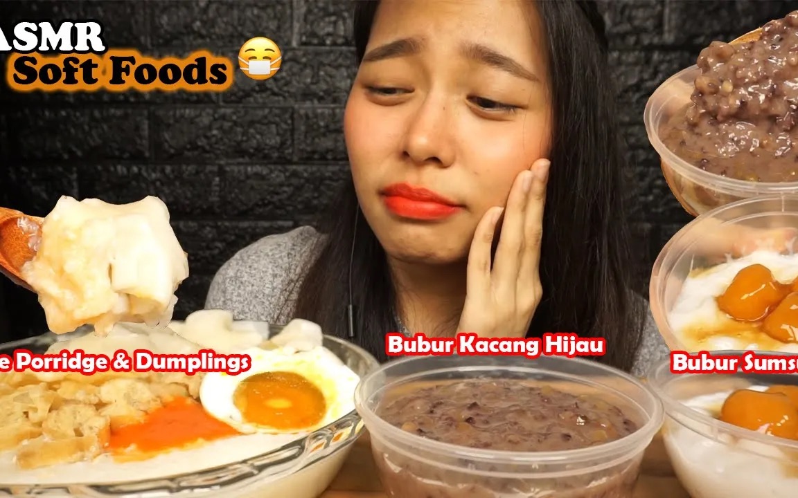 【Michelle Liang 】吃播 燕麦粥&印尼风味甜点_哔哩哔哩_bilibili