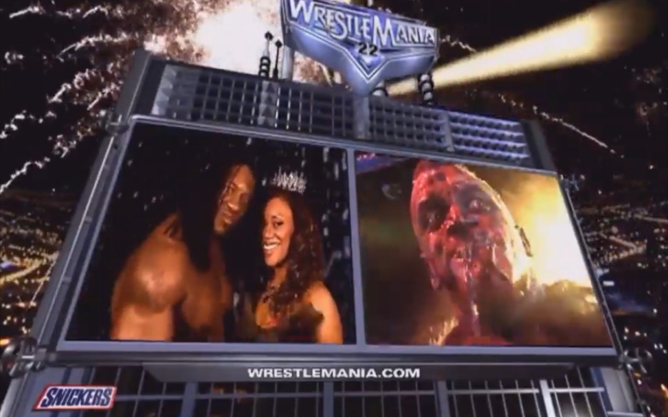 WrestleMania 22 2006.04.02 Boogeyman vs. Booker T & Sharmell 强弱不等赛_哔哩哔哩_bilibili