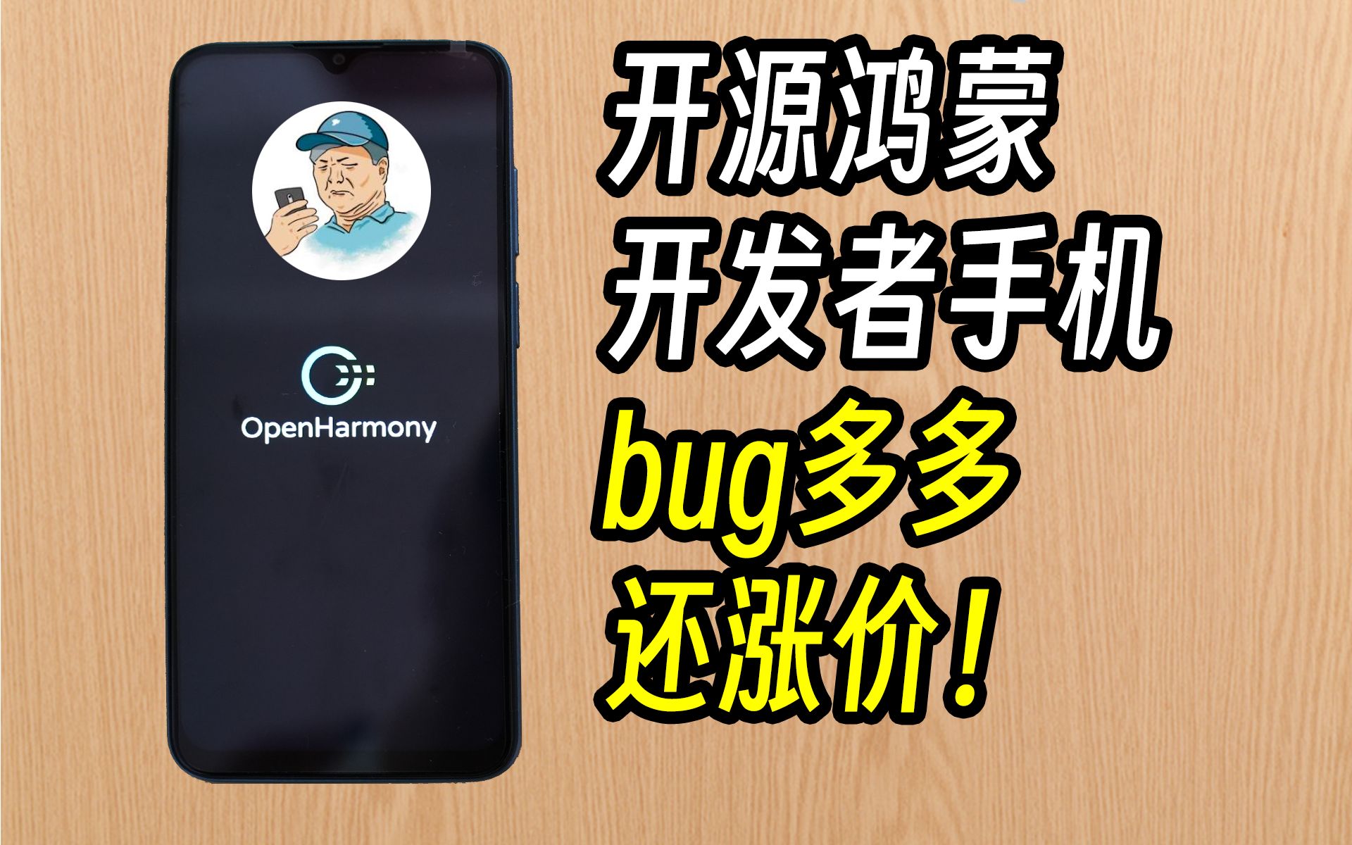 体验无安卓纯血鸿蒙开发者手机，买bug送手机-epcdiy-epcdiy-哔哩哔哩视频