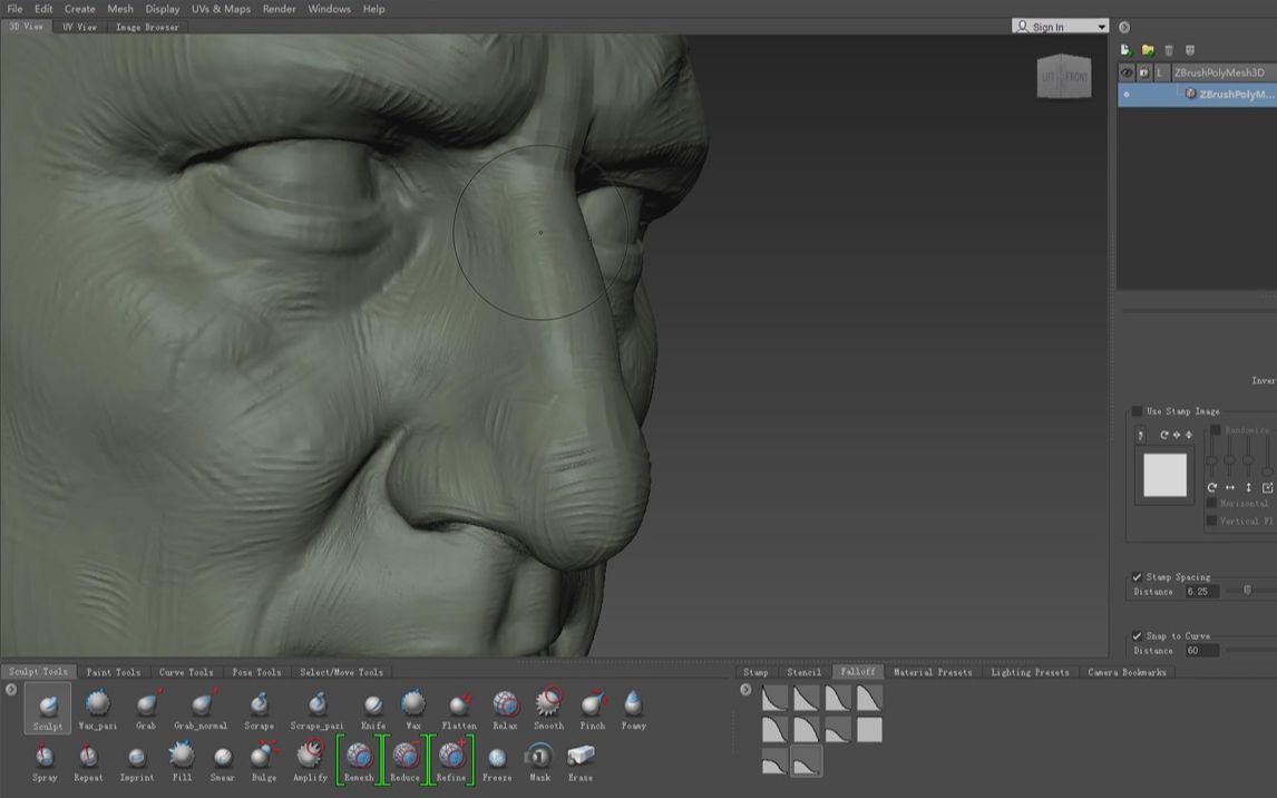 ZBrush&Mudbox写实人头雕刻_哔哩哔哩_bilibili