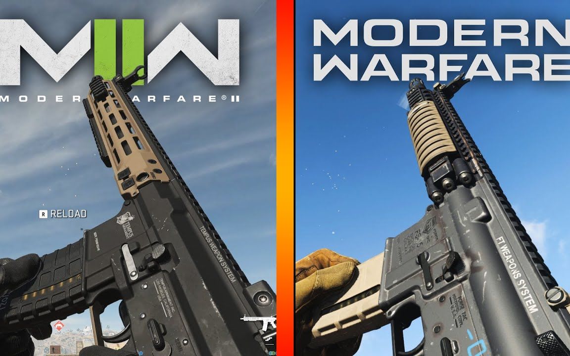 19好？还是16好？两部现代战争武器细节对比！_哔哩哔哩bilibili_使命召唤_游戏资讯