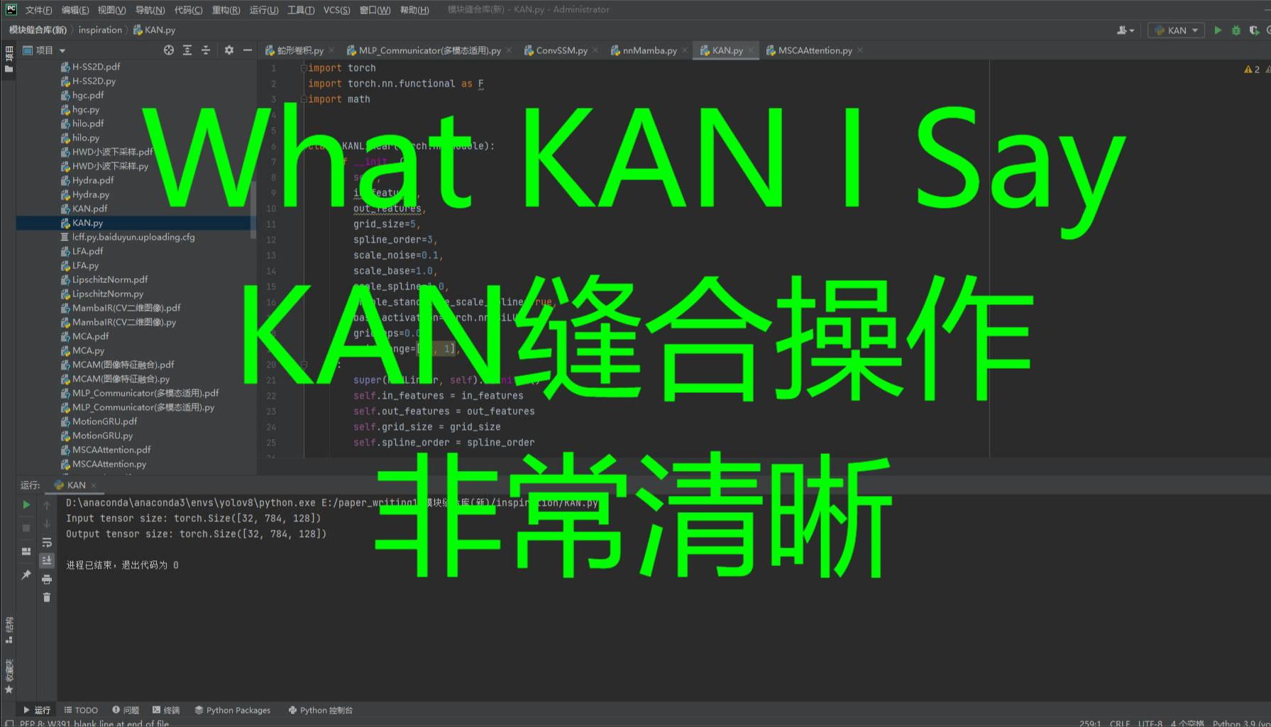 KAN-缝合具体操作以及一些思考-箫张跋扈-箫张跋扈-哔哩哔哩视频