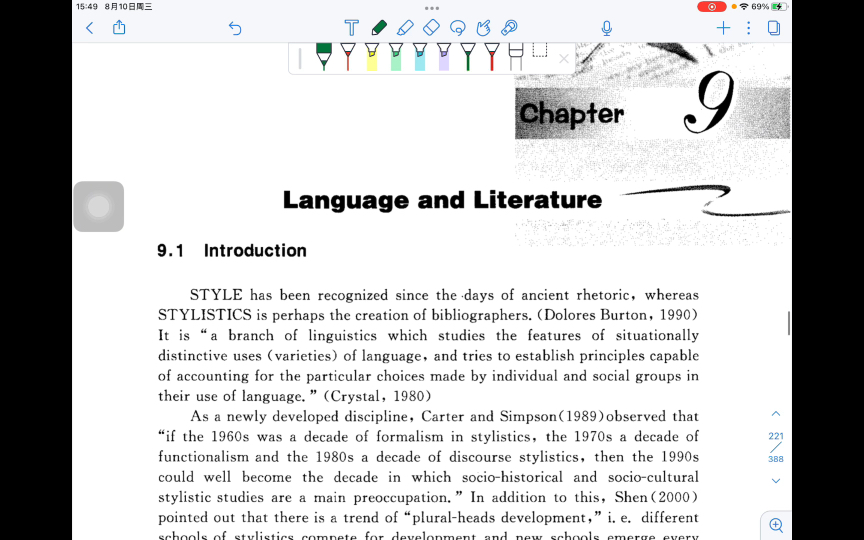 胡壮麟《语言学教程》Chapter 9 Language and Literature_哔哩哔哩_bilibili