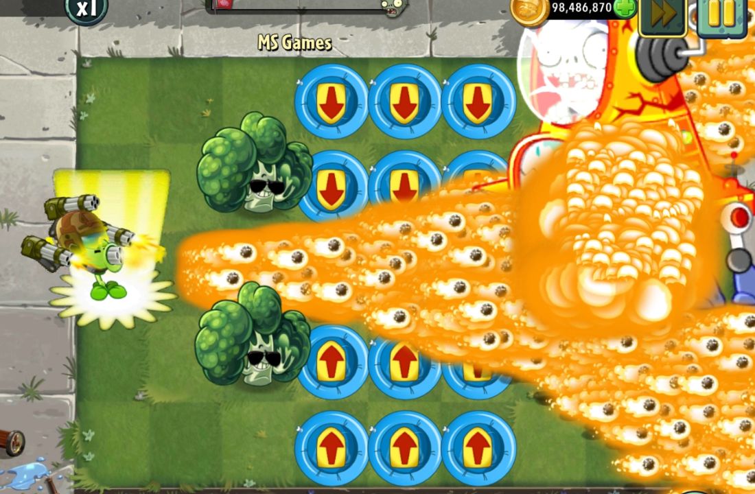 50 株植物使用 1 次能量对抗 5 级 Robo 锥形僵尸 Boss - PvZ 2 挑战-MSGames-MSGames-哔哩哔哩视频