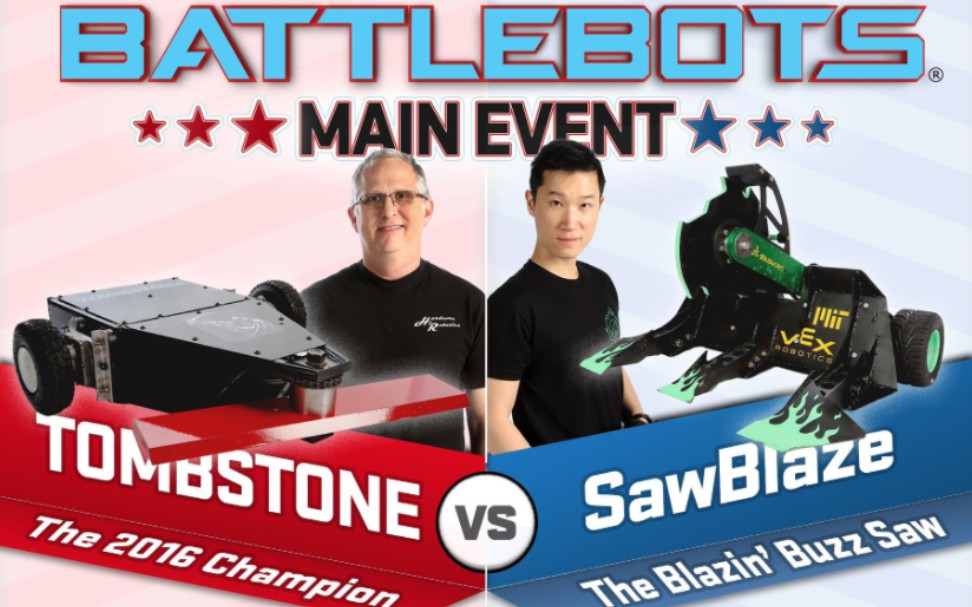 【BattleBots第四季】Tombstone VS Sawblaze(熟肉)-RayKillings-RayKillings-哔哩哔哩视频