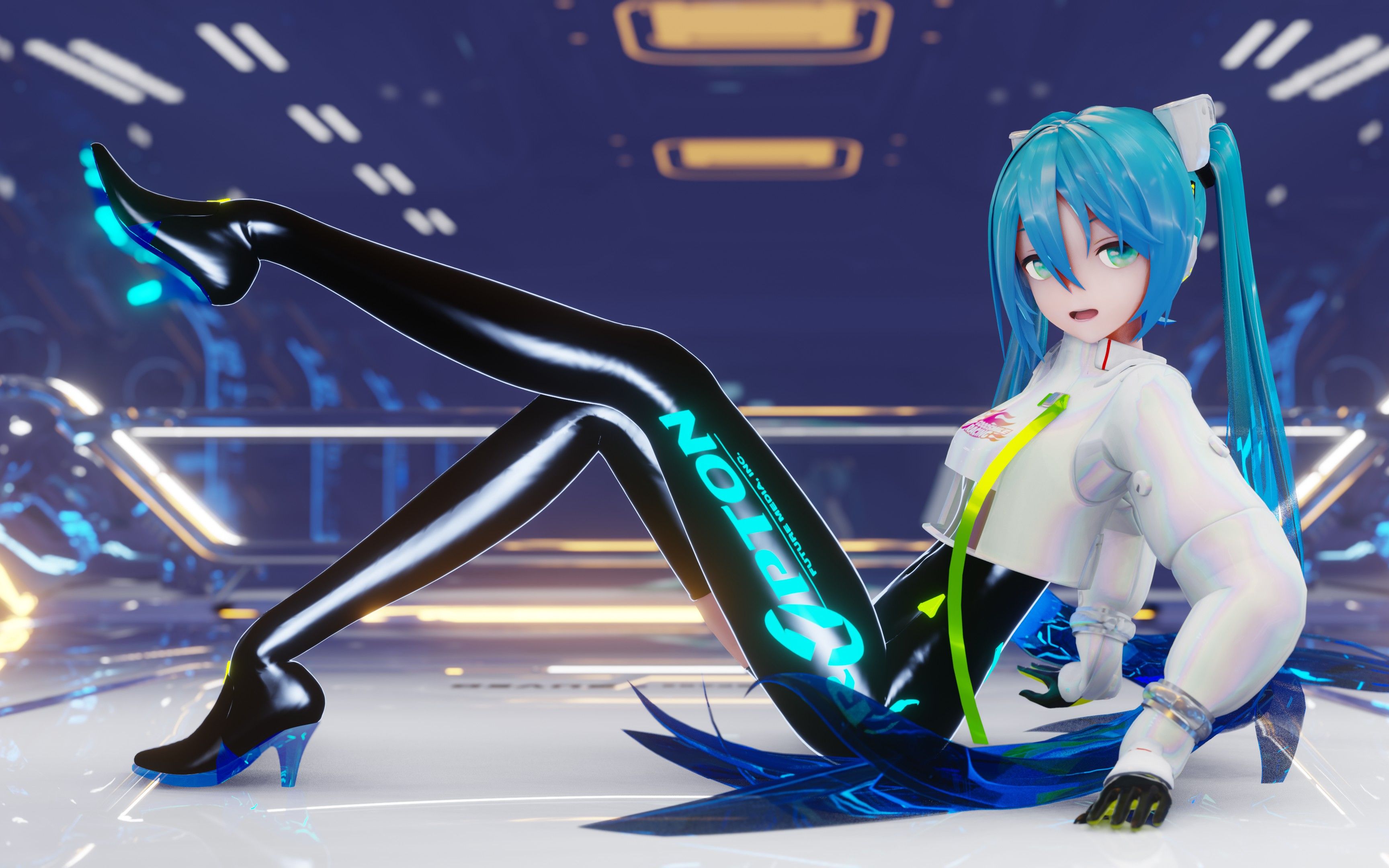 【MMD】赛车MikuのAction 其一-卡滋卡滋卡兹克-默认收藏夹-哔哩哔哩视频
